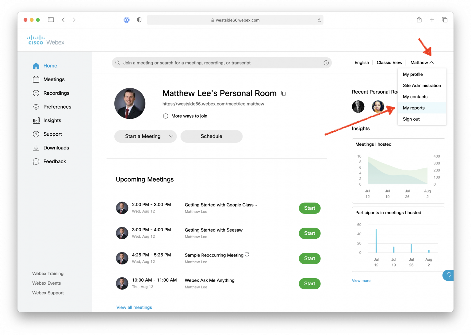 Generating Attendance Reports From Webex Meetings – Teachers.Technology